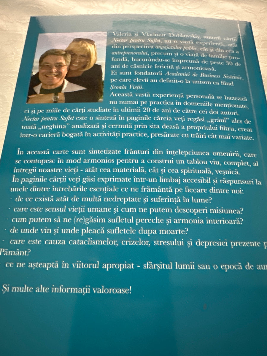 NECTAR PENTRU SUFLET Vladimir Dubkovskiy & Valeria Dubkovskaya – Biblioteca RO Junior UK LTD